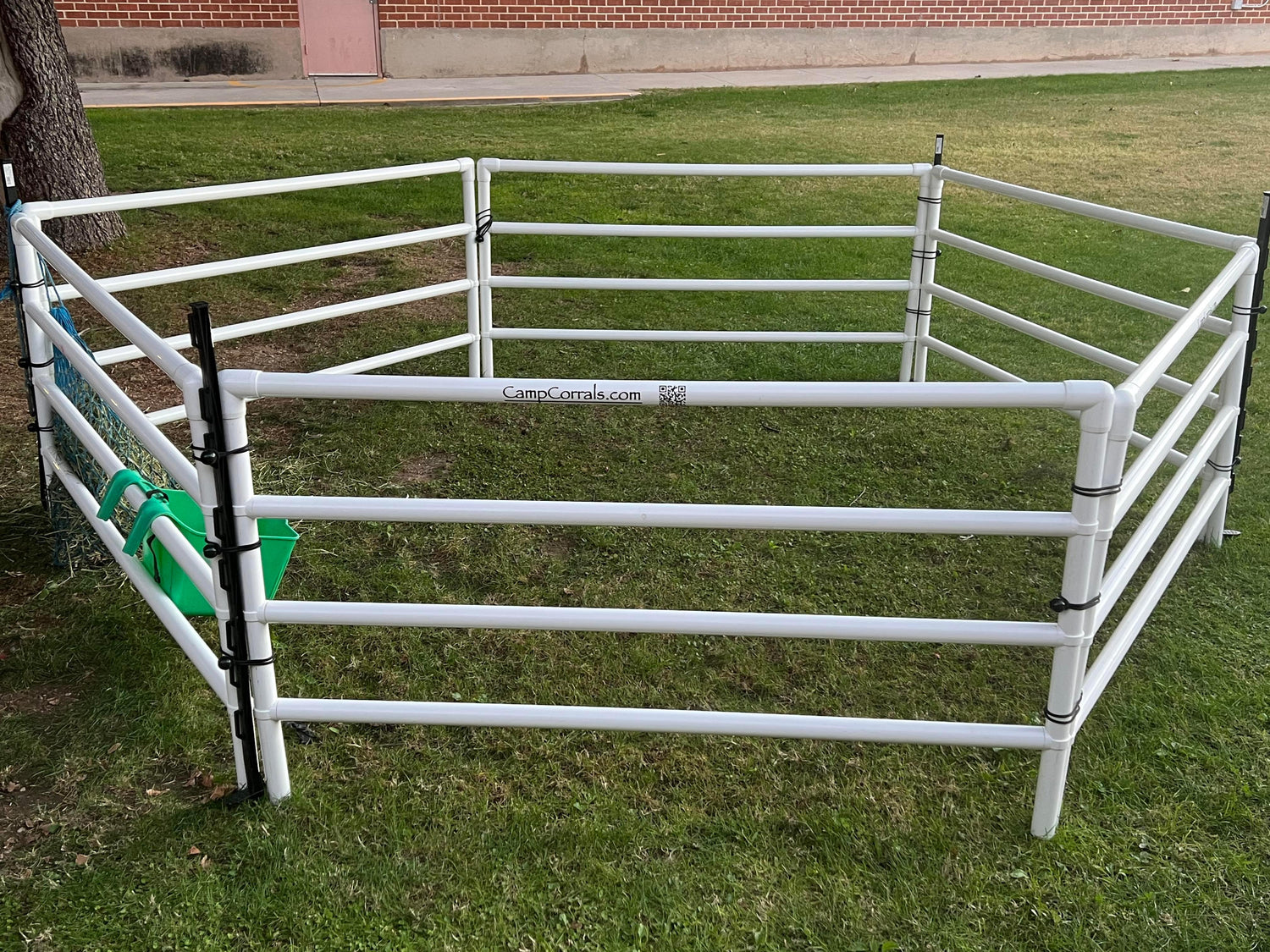 DIY Modular Kit: Mini/Goat Corral (6 Panels; 4 Rails) – Camp Corrals